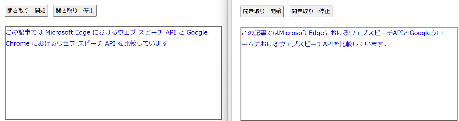 EdgeとChromeの音声認識（Web Speech API） | ソフト＆アプリ工房 サークルロード